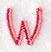 Art Block Letter W (1/2 Inch)