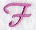 Carla Letter F (1/2 Inch)