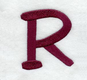 Casual Serif Letter R (3 Inch)