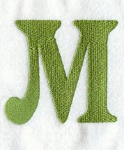Victorian Letter M (2 Inch)