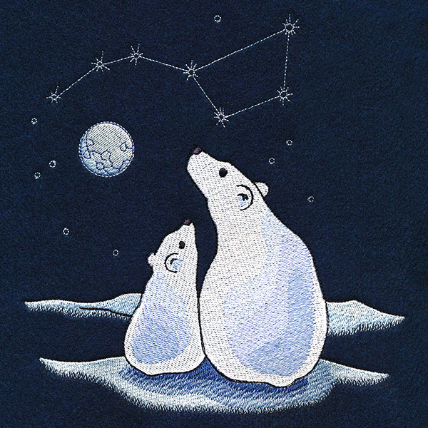 Ursa Major Winter Scene