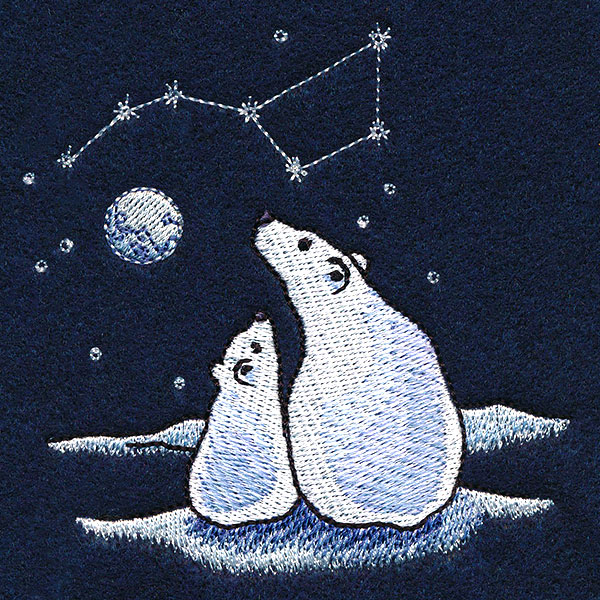 Ursa Major Winter Scene