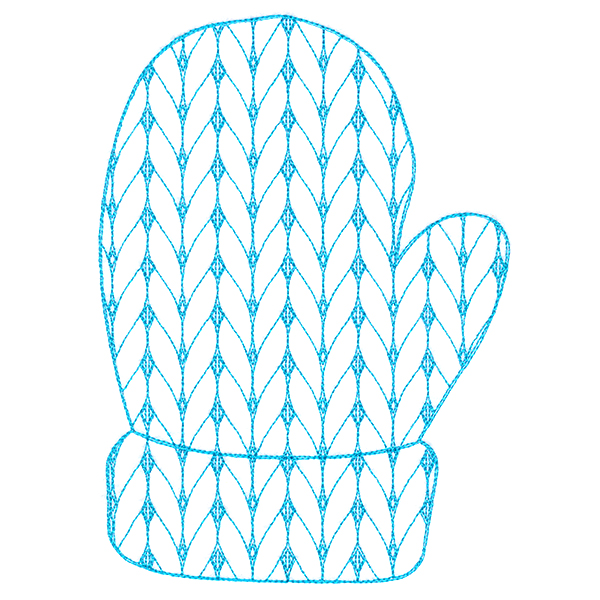 Classic Knitting Pattern Mitten