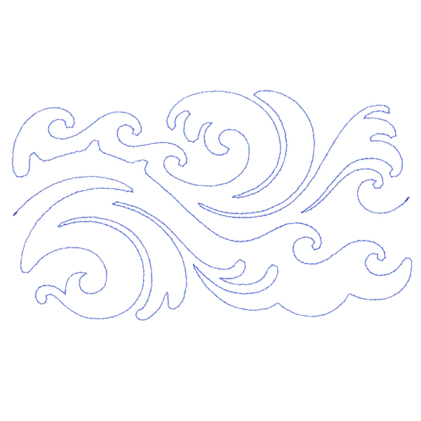 Textured Favorites - Waves (Edge-to-Edge Quilting)
