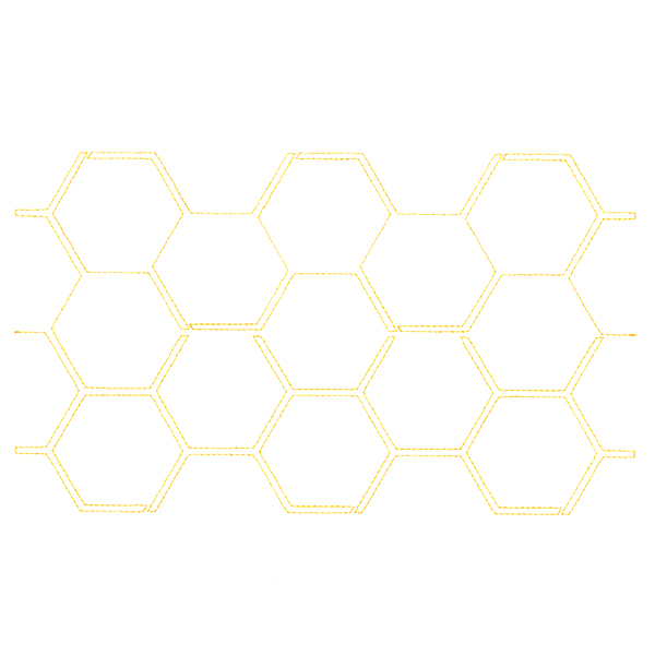 Textured Favorites - Honeycomb (Edge-to-Edge Quilting)