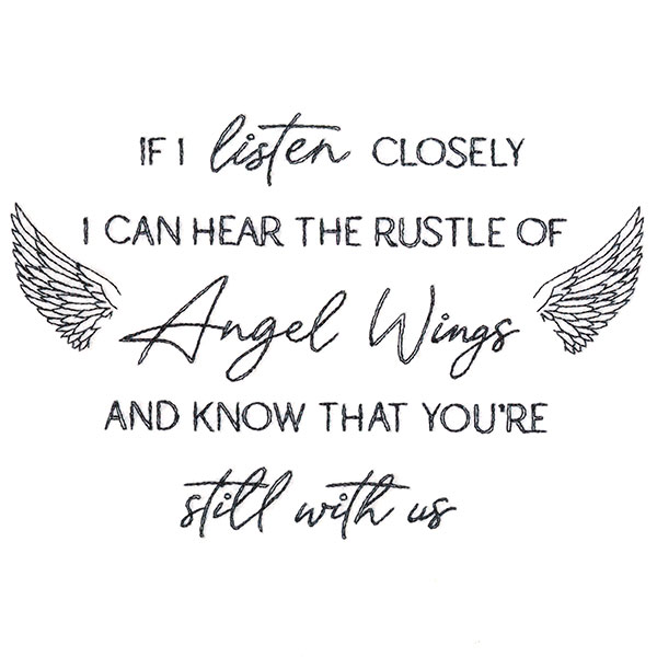 Hear the Rustle of Angel Wings
