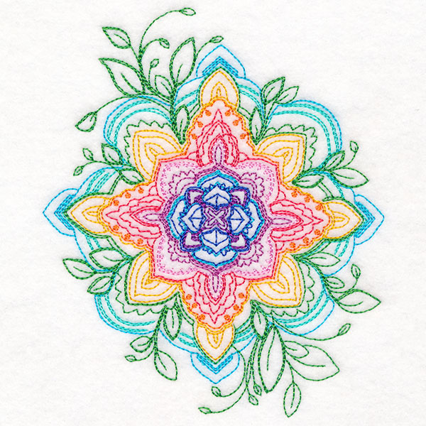 Wild Nature Rainbow Mandala