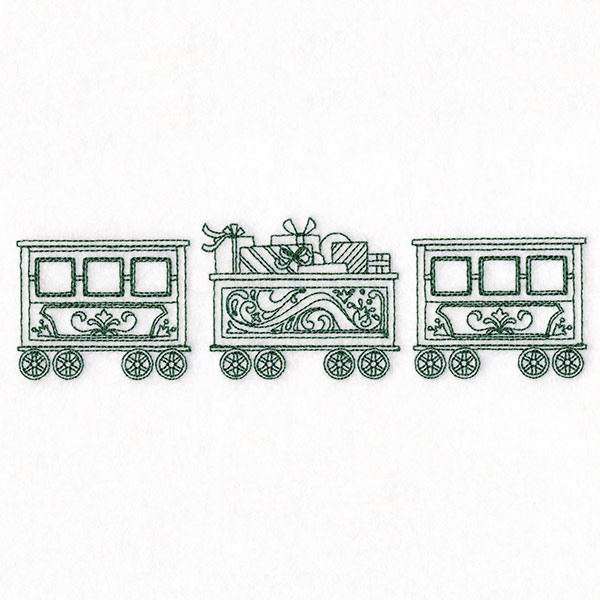 Endless Christmas Train - Center Cars