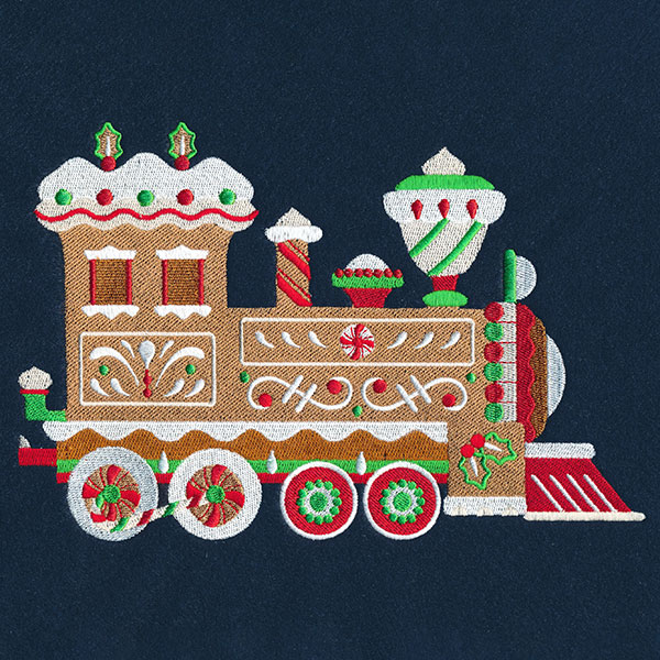 Christmas Gingerbread Train - Engine