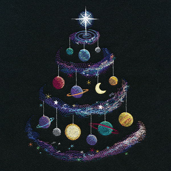Part of the Solar System Christmas Tree