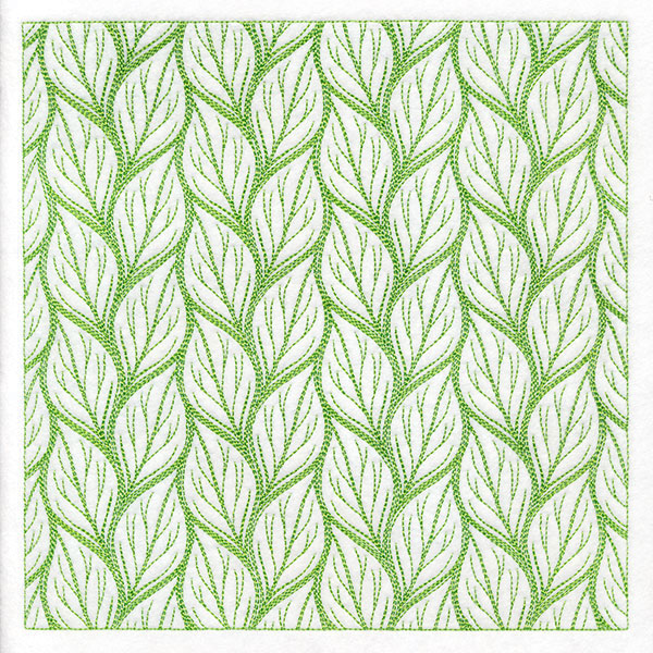 Nature's Patterns - Elm Leaf Square