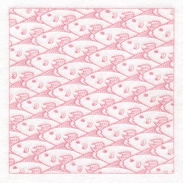 Nature's Patterns - Fish Square