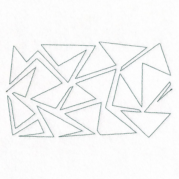 Modern Triangles Geometry (Edge-to-Edge Quilting)