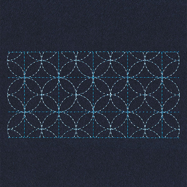 Venn Kaleidoscope Sashiko Quilting Border