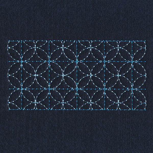 Venn Kaleidoscope Sashiko Quilting Border