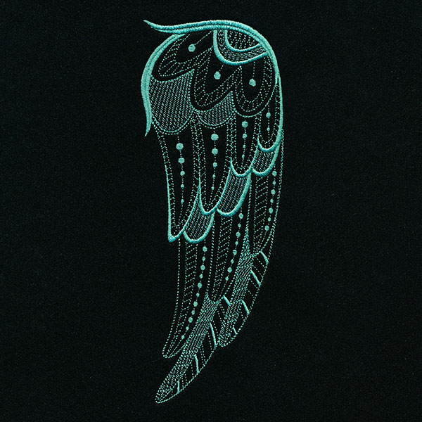 Feathered with Style Angel Wing