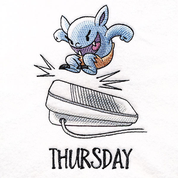 Stomping Bobblin on Thursday