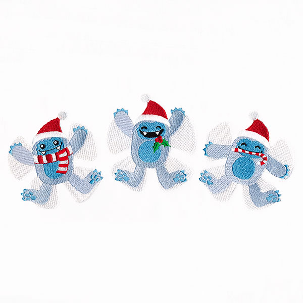 Yeti Snow Angels Border