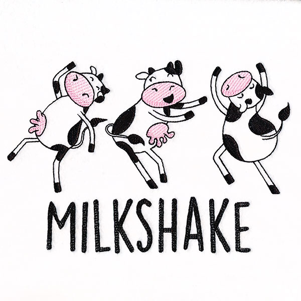Milkshake Cow Border