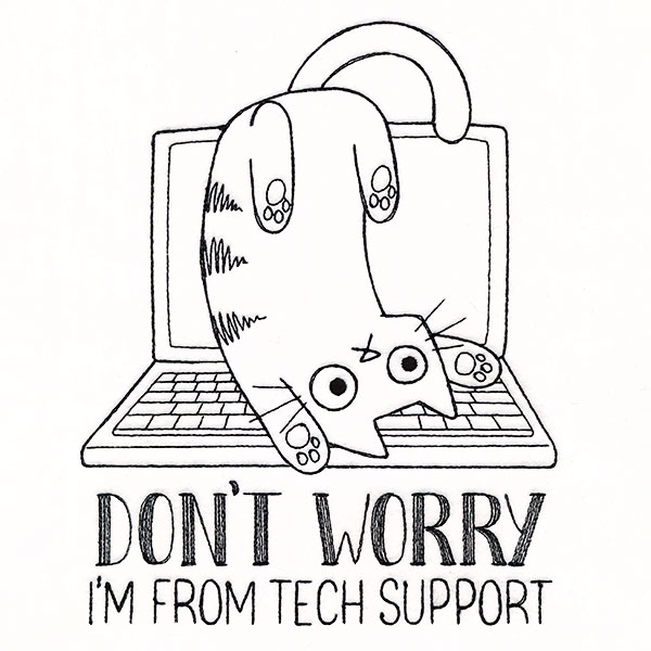 I'm From Tech Support Cat