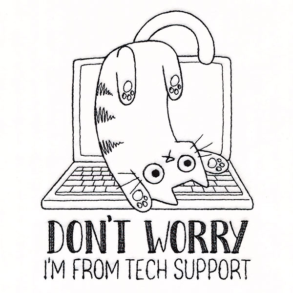 I'm From Tech Support Cat