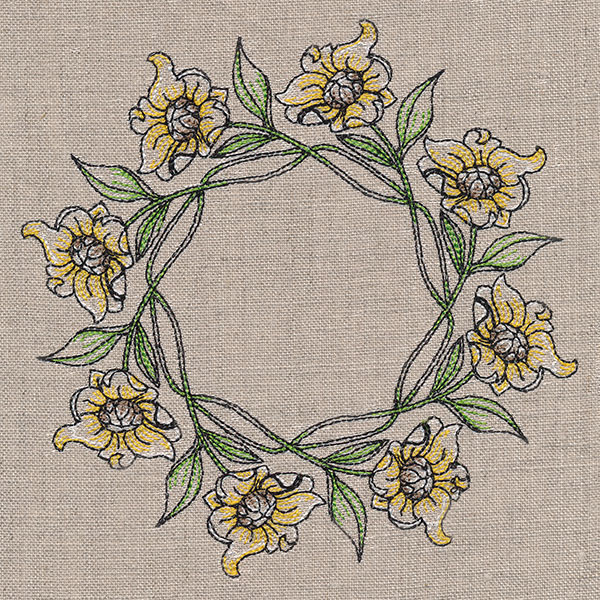 Simple Florals Wreath