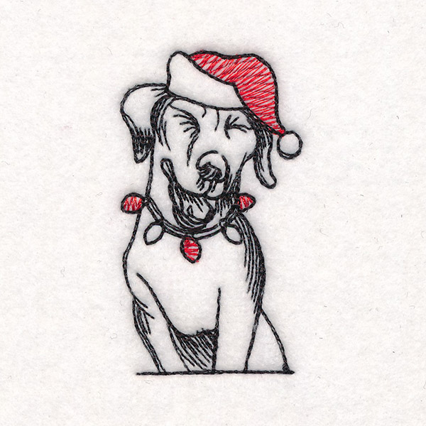 Happy Howlidays Border - Retriever