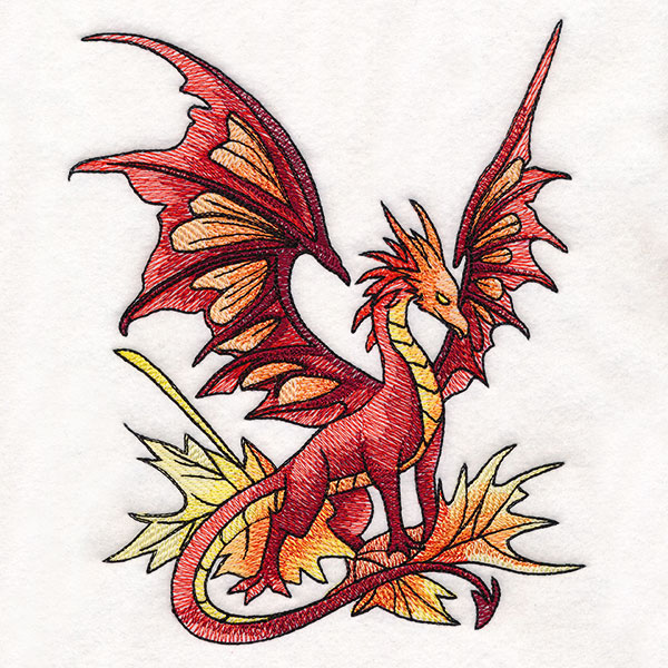Autumn Leaves Dragon