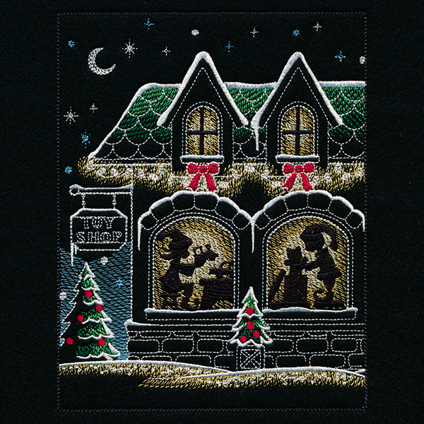 Santa's Workshop Panel Scene 1