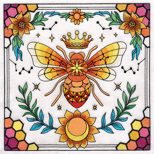 Celestial Queen Bee Square